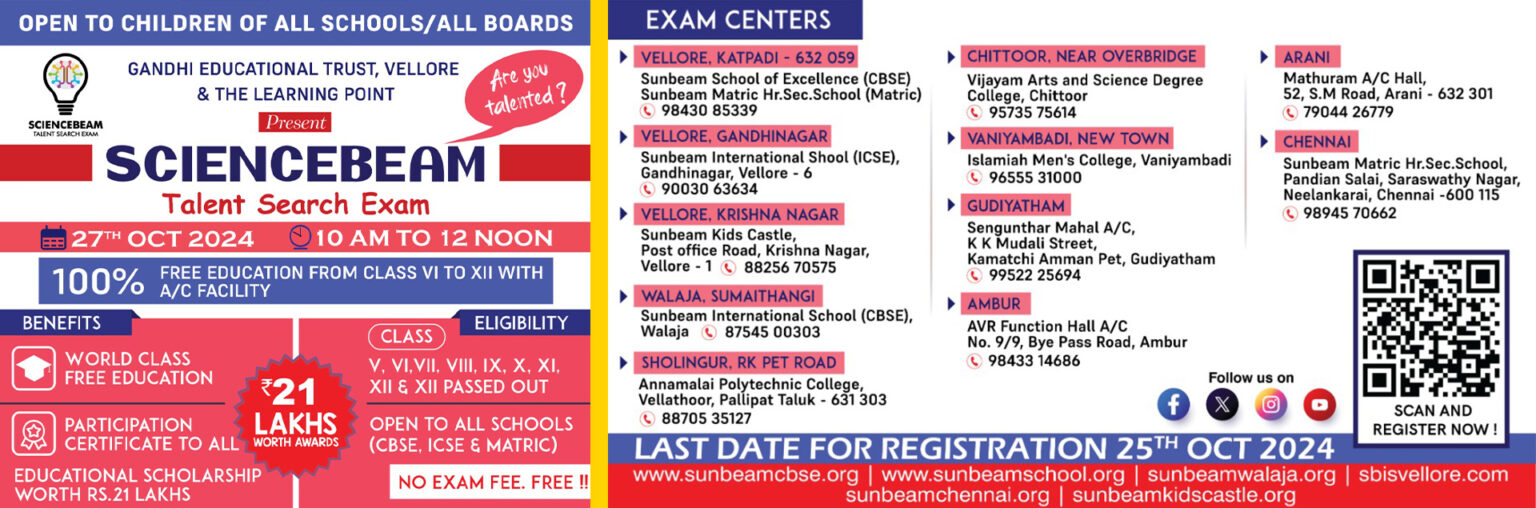 Science beam 2023 - Sunbeam International School